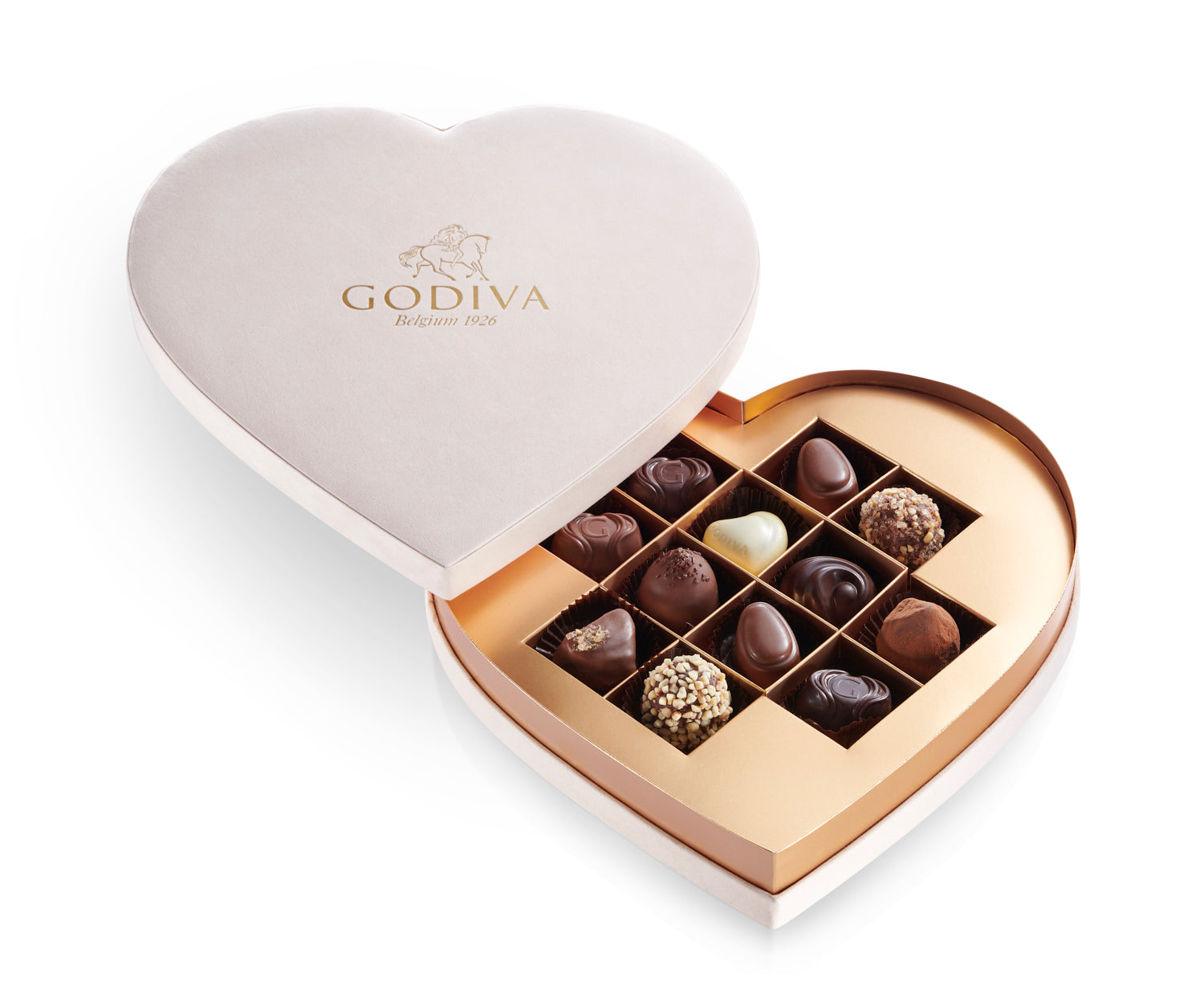 Heart Gift Box, 12Pc | Valentine Gifting | Godiva UAE – Godiva ...